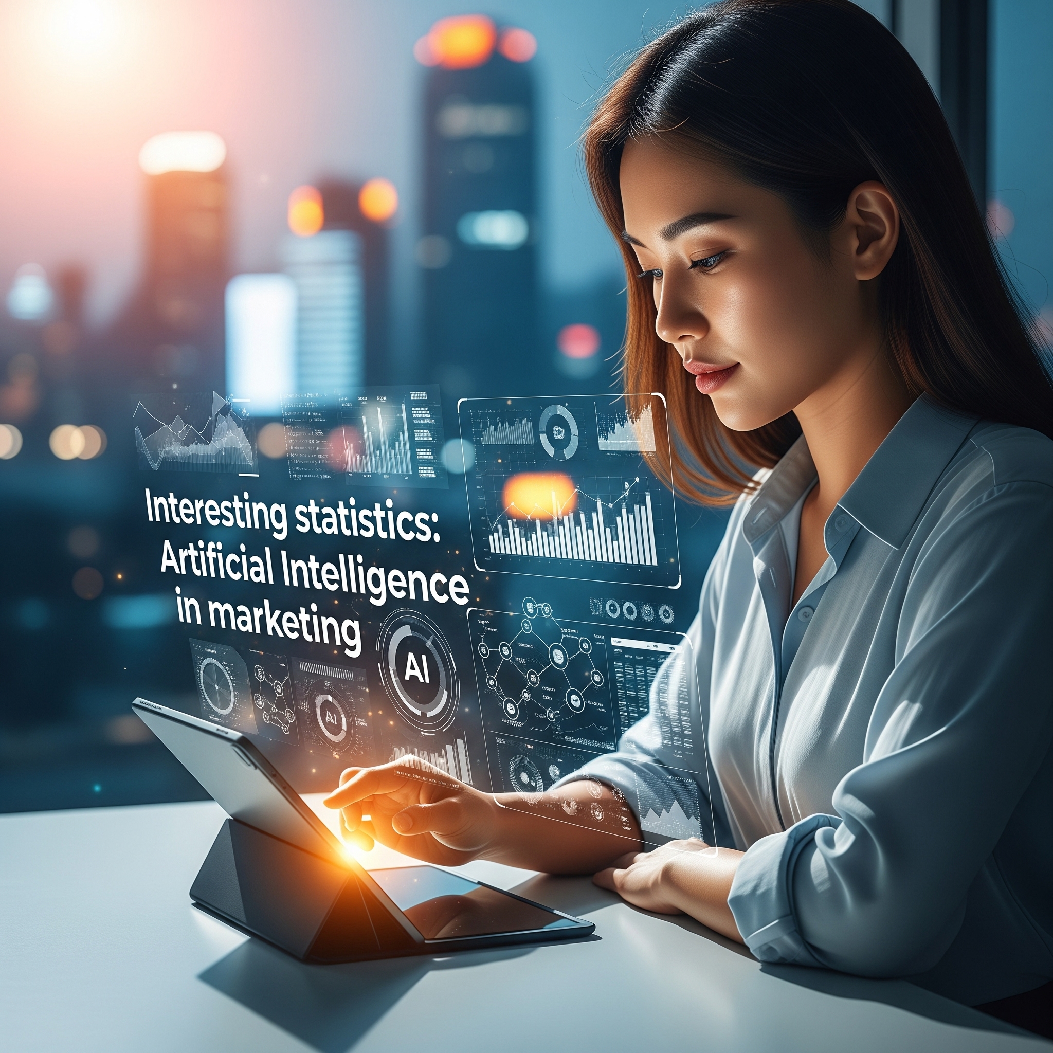 Interesting statistics: Artificial Intelligence in marketing | Pitch Avatar