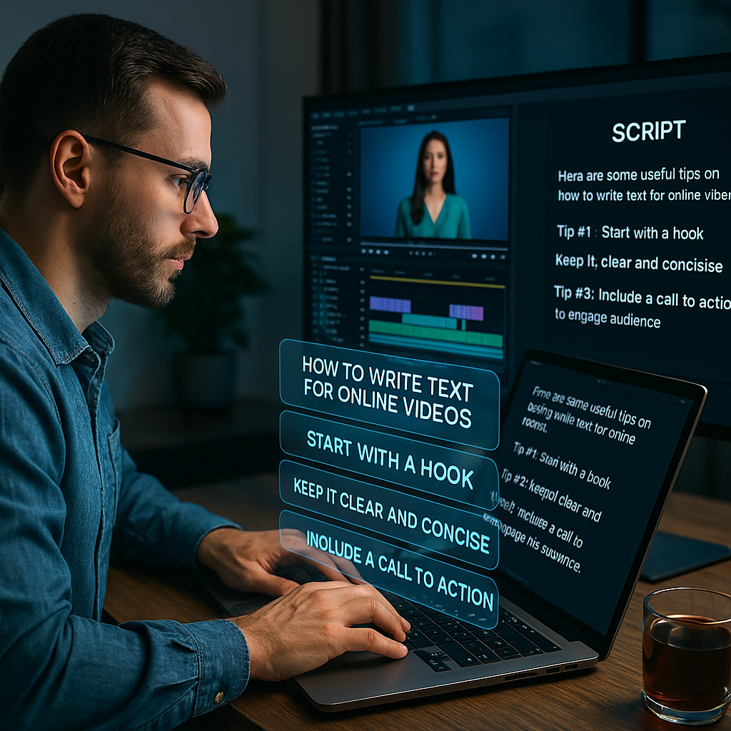 Useful tips: How to write text for online videos? | Pitch Avatar