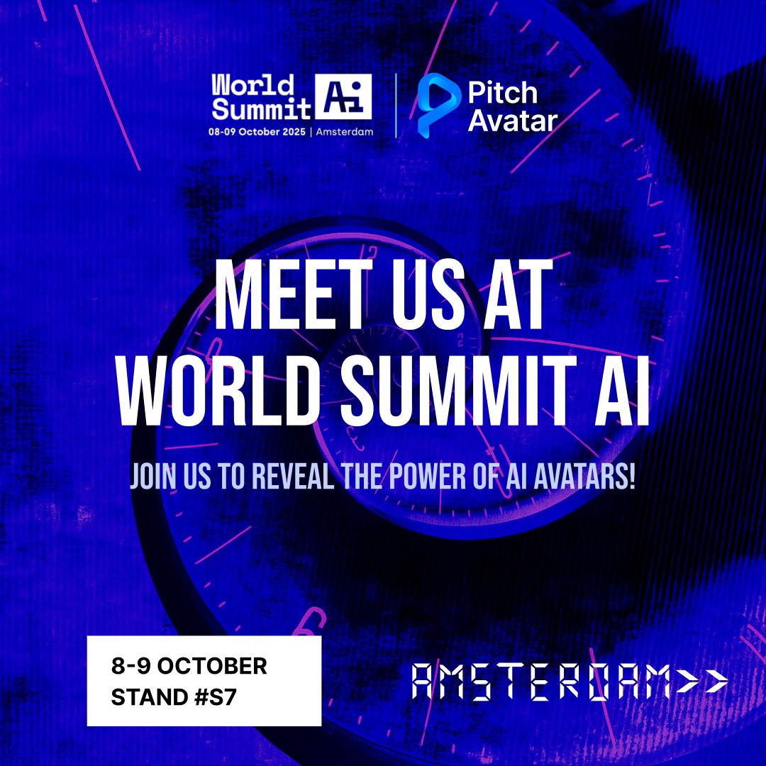 Pitch Avatar attending World Summit AI 2025 in Amsterdam | Pitch Avatar